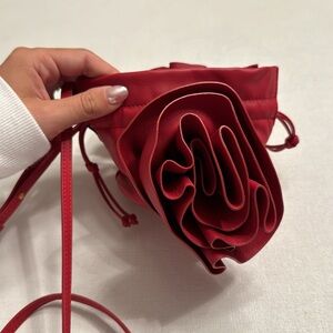 Magda Butrym | Bags | Nwot Magda Butrym Iconic Micro Red Leather Bucket ...